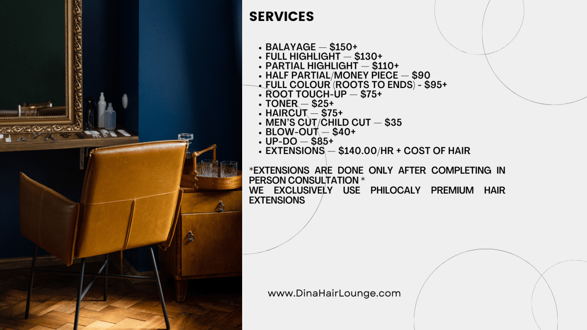 Services – Dina Hair Lounge